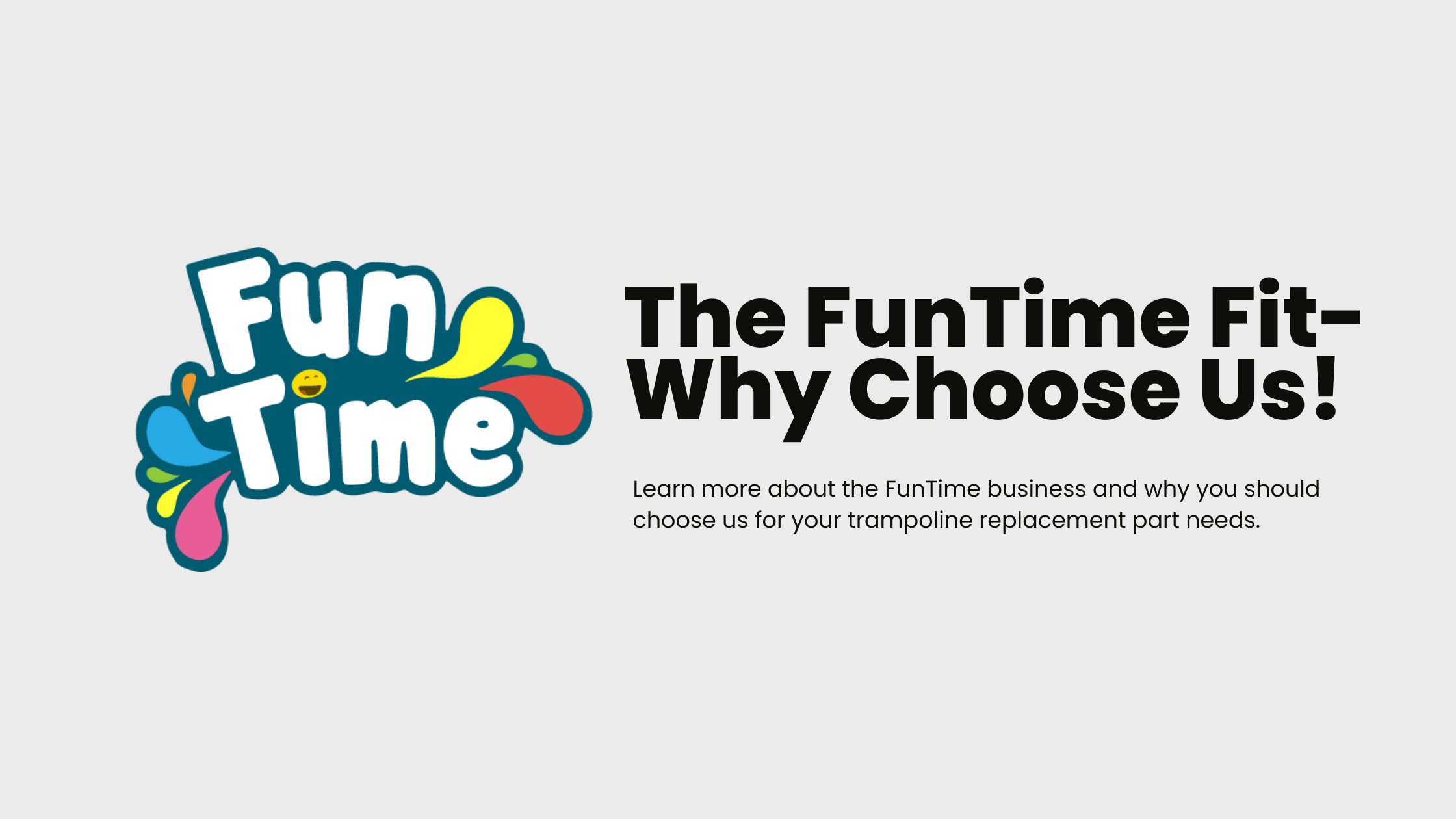 The FunTime Fit! FunTime for Trampoline Replacement Parts – Funtime ...